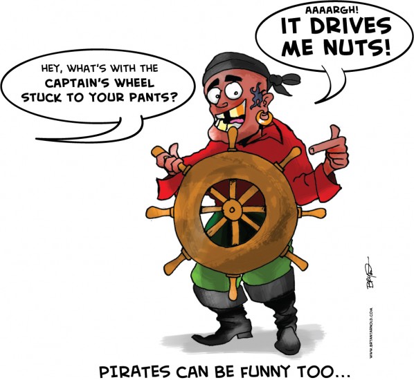 Pirate It Drives Me Nuts Cartoon